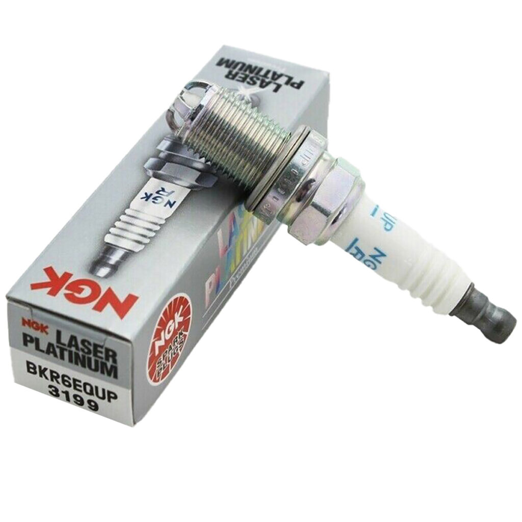 Set Of 6 Ngk 3199 Laser Platinum Spark Plugs Bkr6equp Chart NGK Spark ...